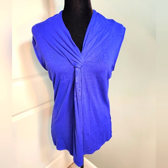 Grace | Tops | Grace Elegant Blue Knit Top | Poshmark